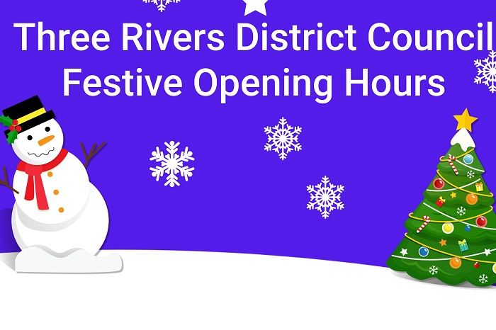 Three Rivers District Council's Christmas opening times and service ...